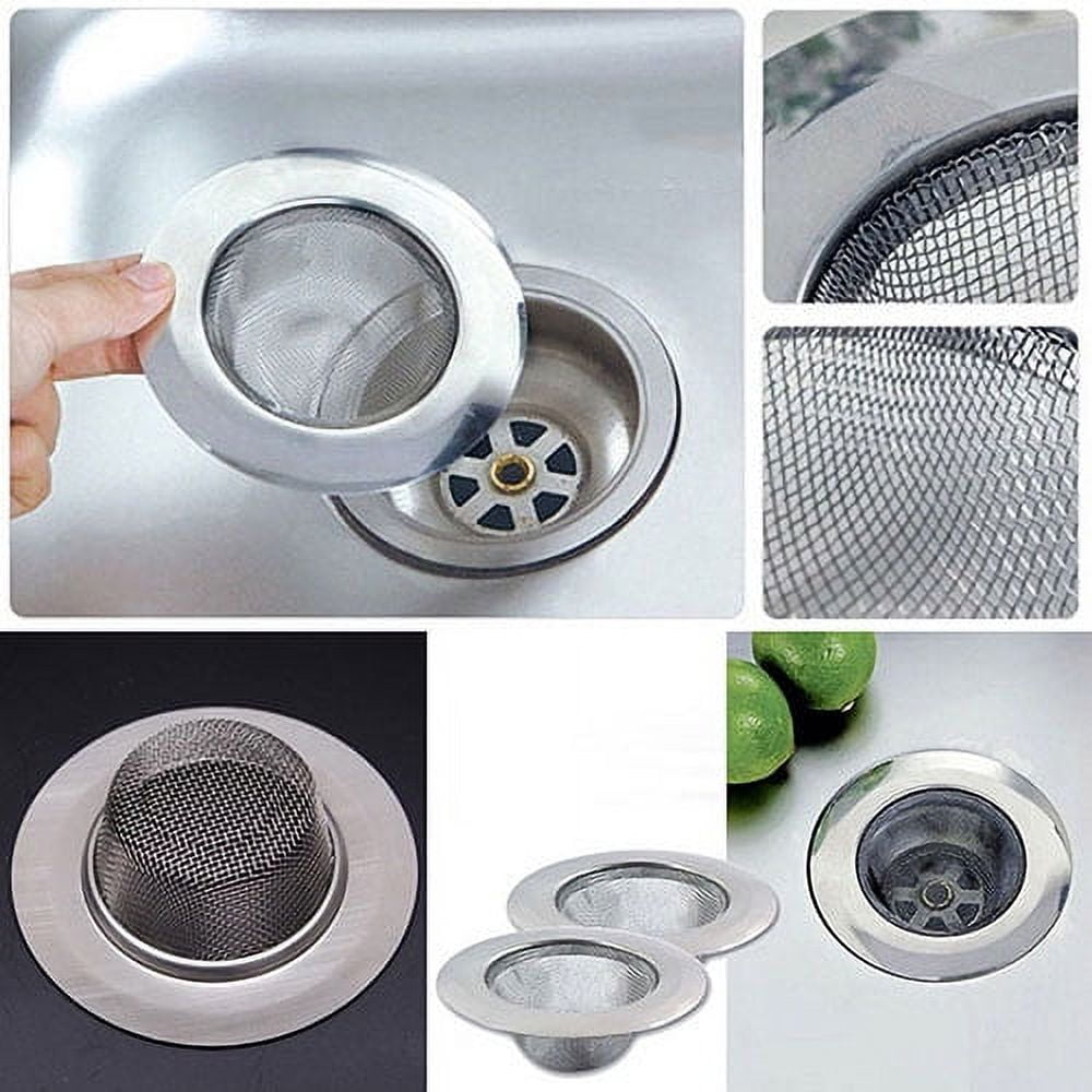 Ludlz Stainless Steel Slop Basket Filter Trap, Mesh Metal Sink Strainer ...