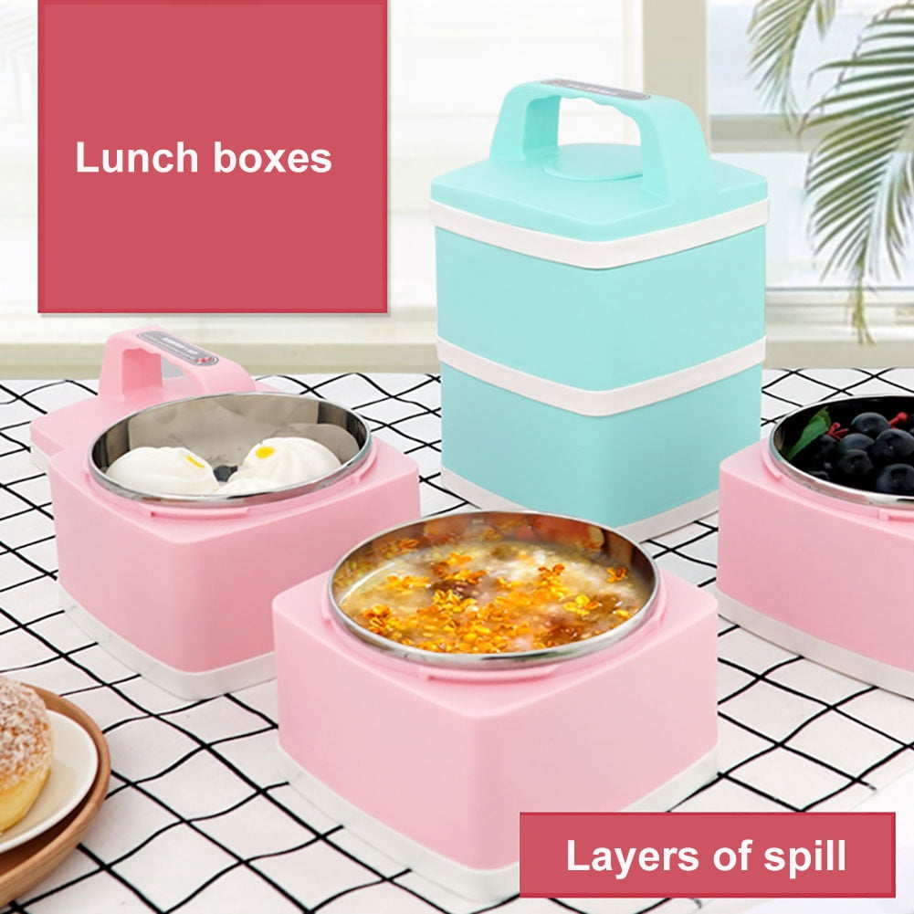 Ludlz Stainless Steel Square Lunch Box Perfect for Salads Sandwiches ...