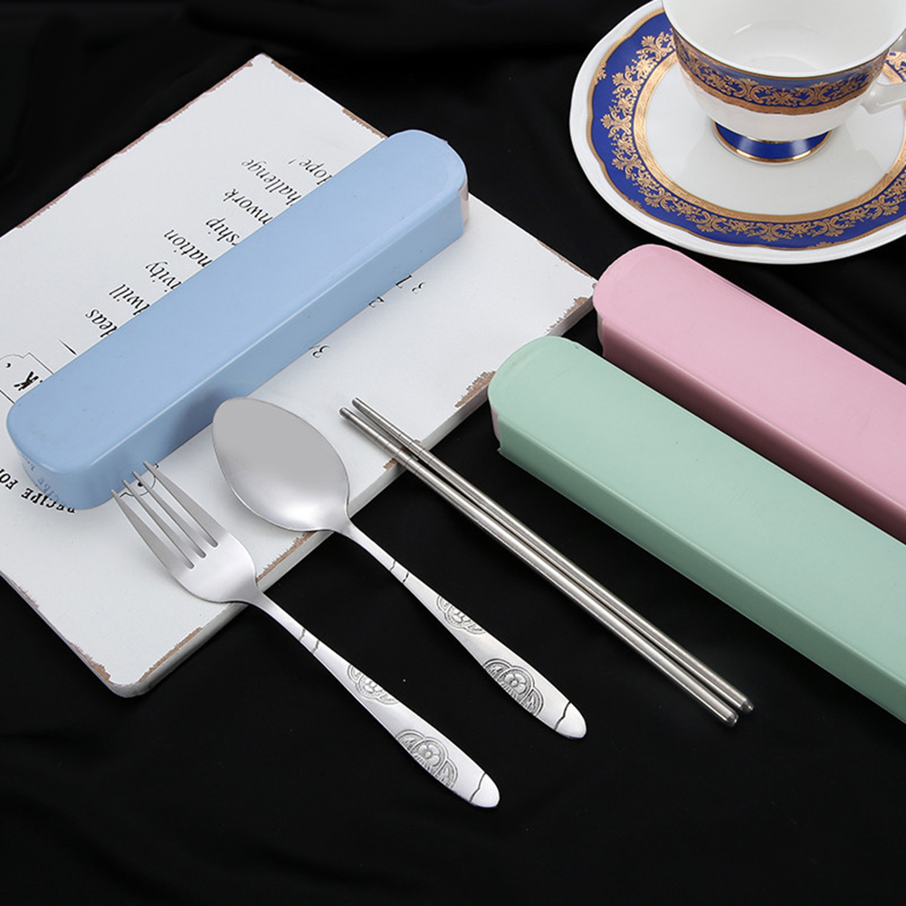 Windfall Travel Utensils Reusable Utensils with Case Portable Travel ...