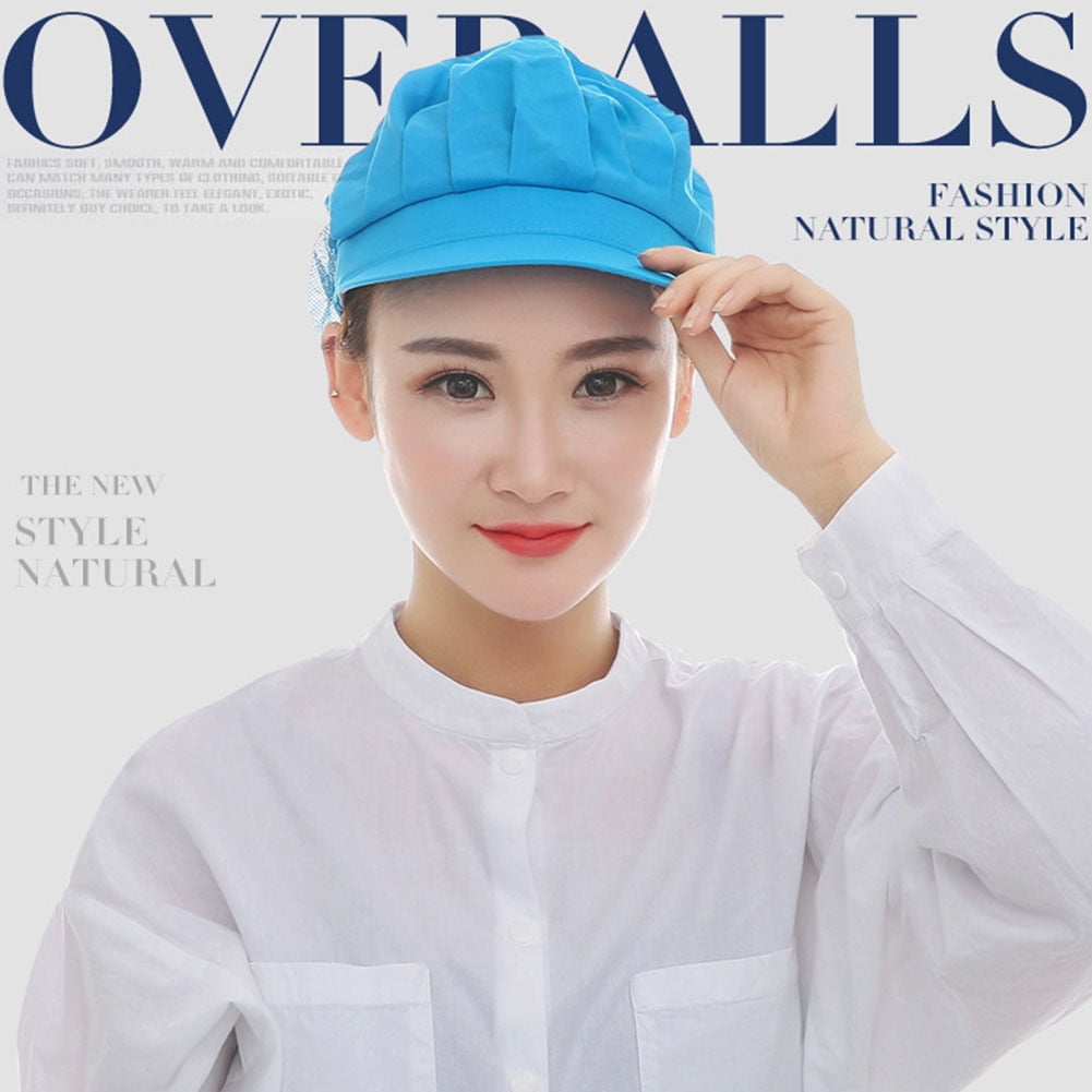 Ludlz Unisex Dustproof Breathable Elastic Kitchen Chef Hat Cleaner ...
