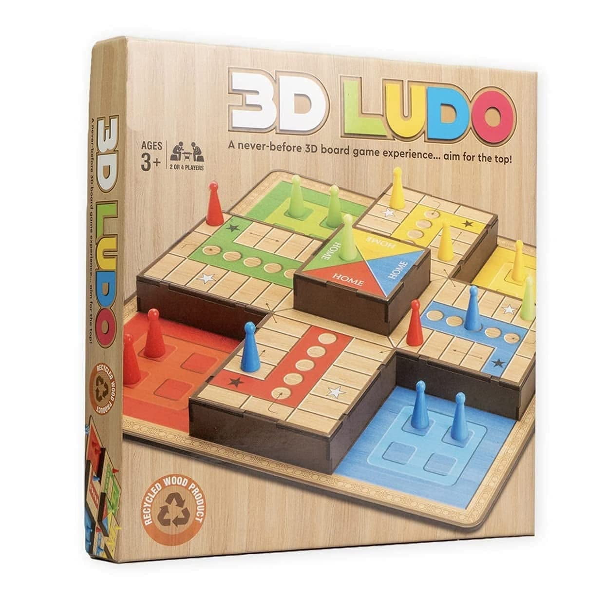 Ludo 3d Ludo Game Board Game Made With Wooden | 3-Dimensional Ludo Toy ...