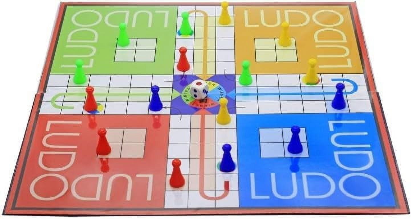 Ludo & Snake & Ladder Deluxe Board Game | Ludo Game | Saap Seedhi ...