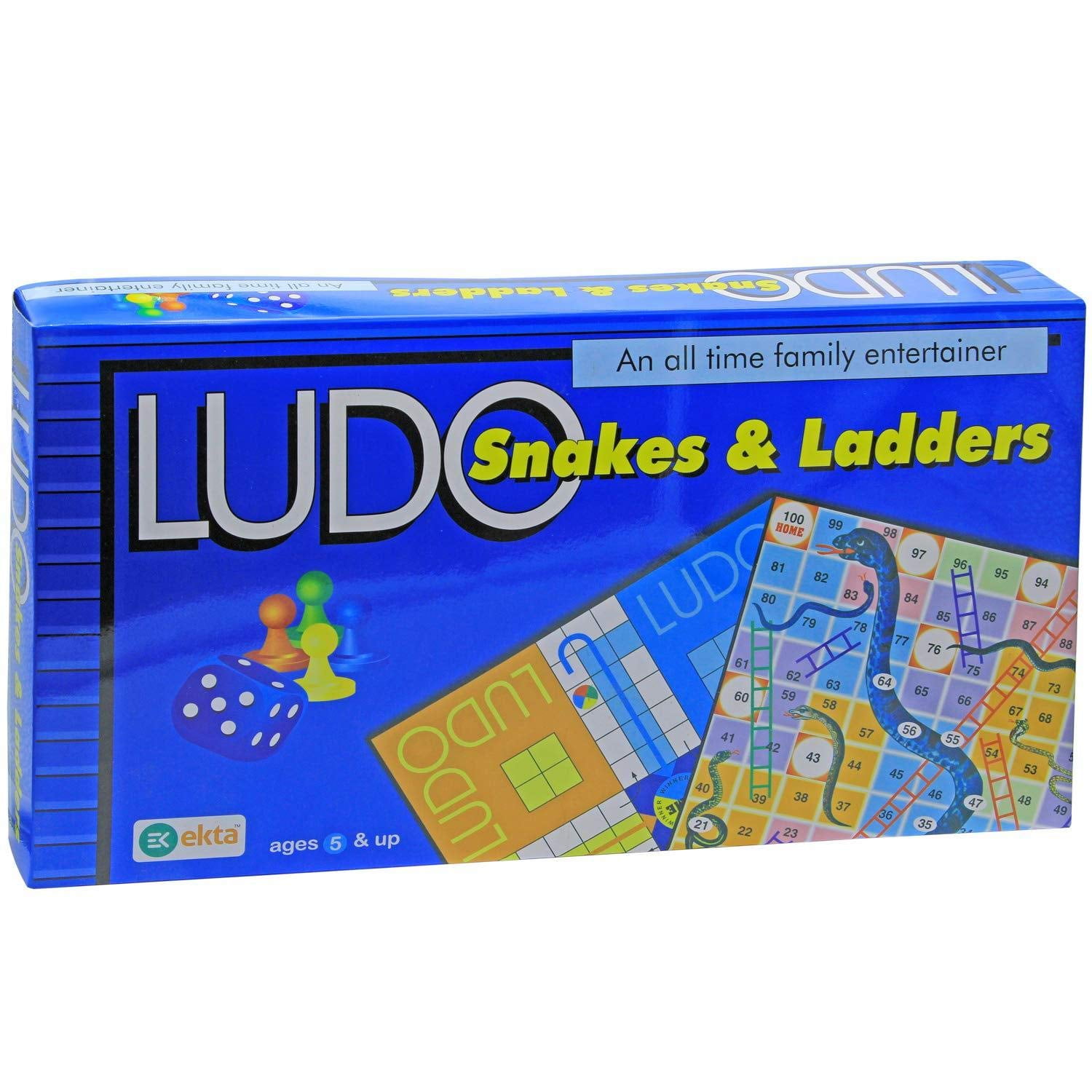 Ludo, Snakes & Laders (An All Time Family Entertainer) Ludo Snakes ...