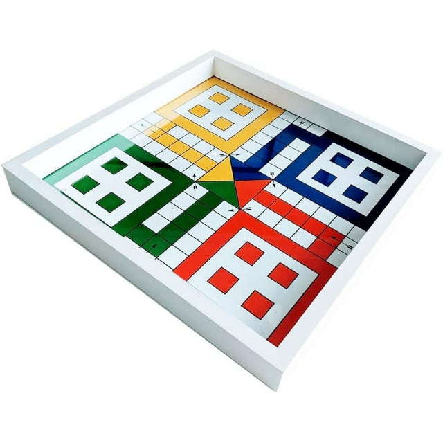 Glass Ludo Board Game - Classic Strategic Play For All Ages - Walmart.com
