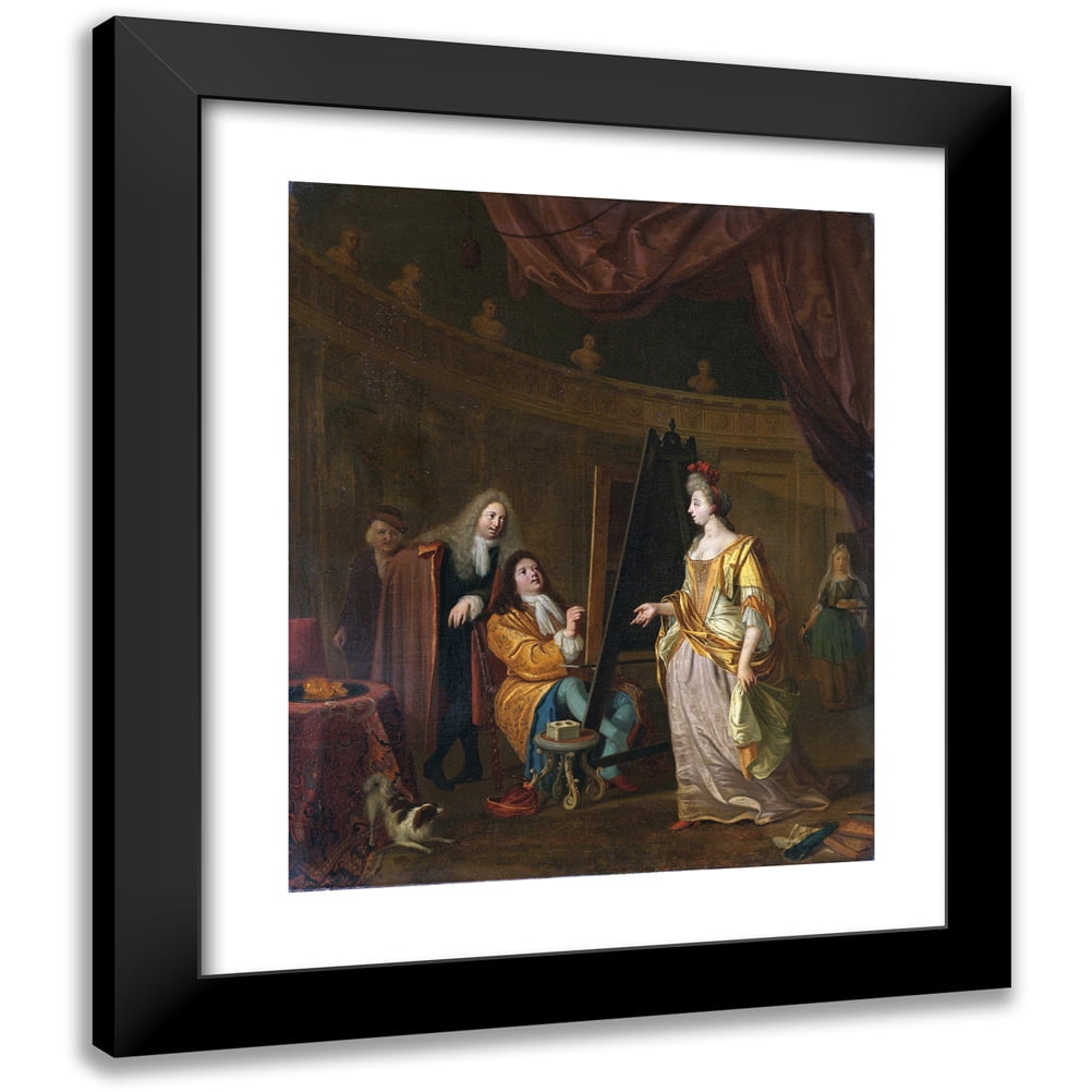 Ludolf Bakhuysen 12x14 Black Modern Framed Museum Art Print Titled - An ...