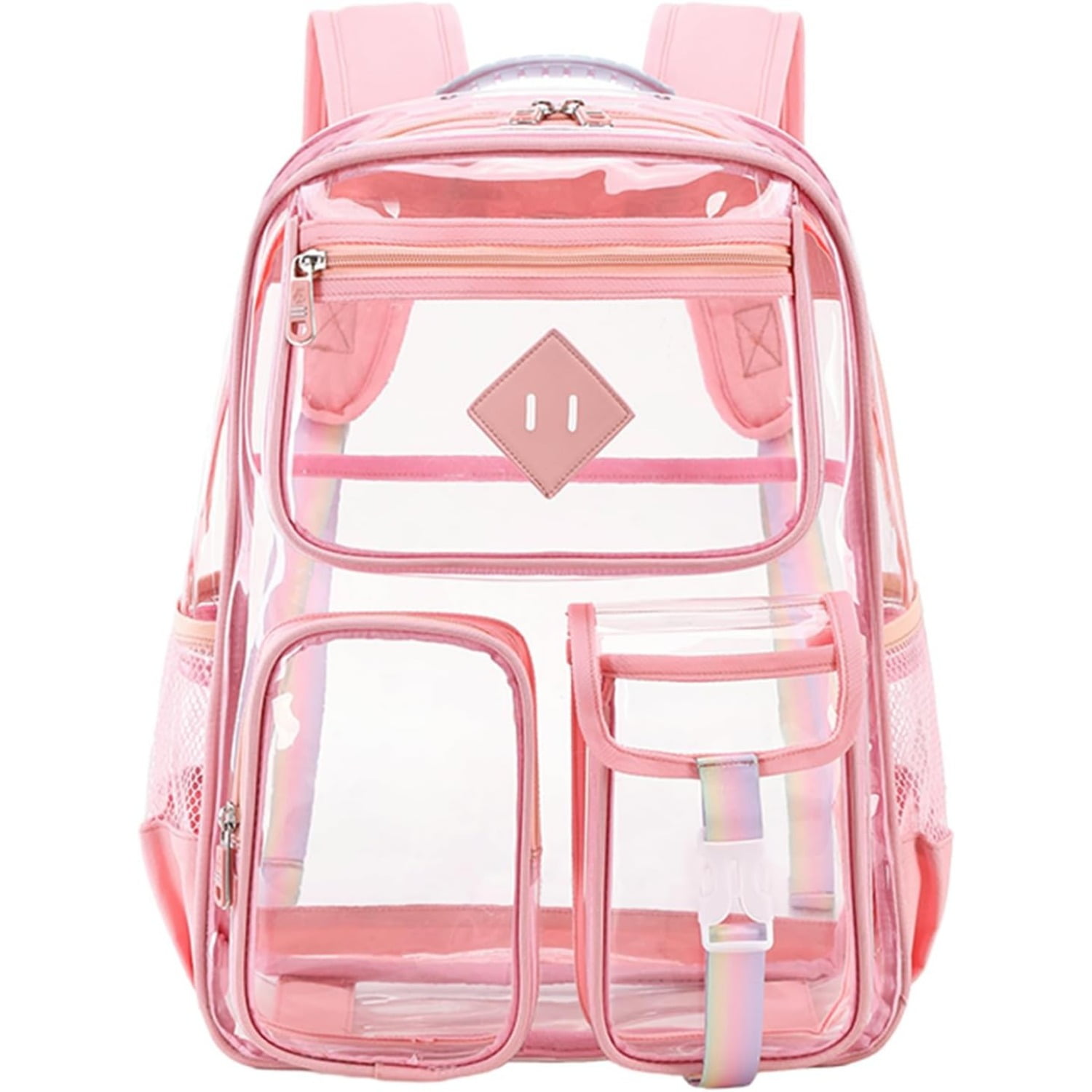 Ludolm Clear Backpack Heavy Duty - Large Clear Backpacks for School ...
