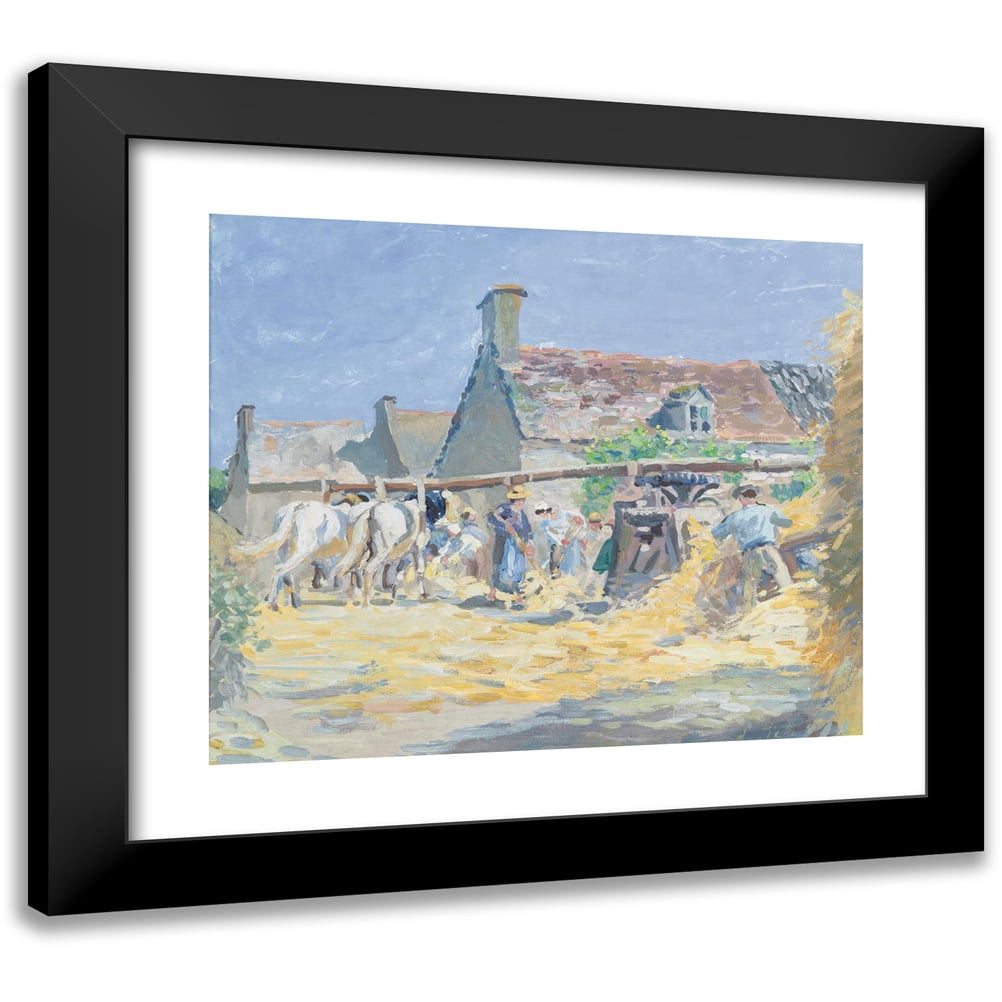 Ludovic Piette 17x15 Black Modern Framed Museum Art Print Titled - Hay ...