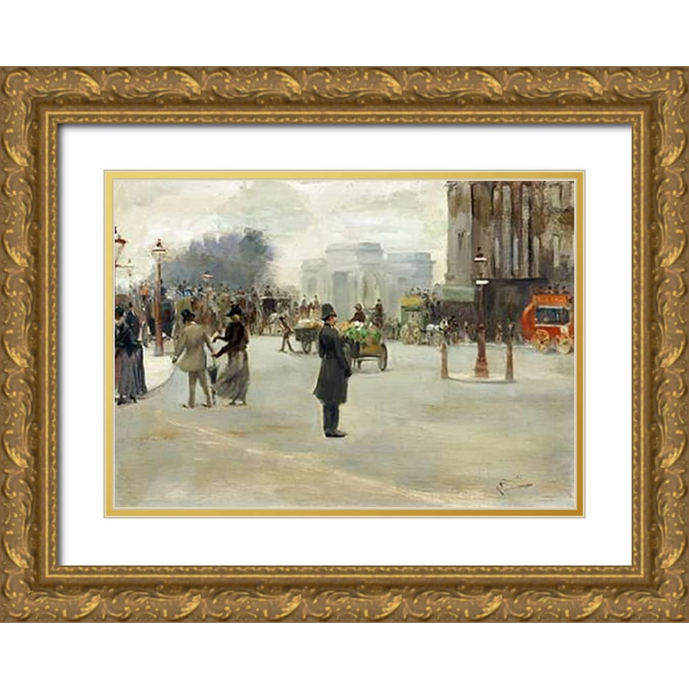 Ludovici, Albert 14x11 Gold Ornate Wood Framed with Double Matting ...