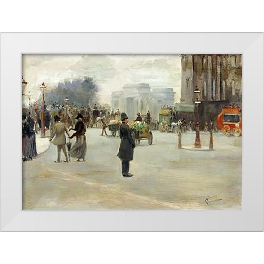 Ludovici, Albert 18x14 White Modern Wood Framed Museum Art Print Titled ...