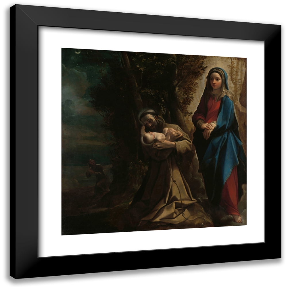 Ludovico Carracci 15x15 Black Modern Framed Museum Art Print Titled ...