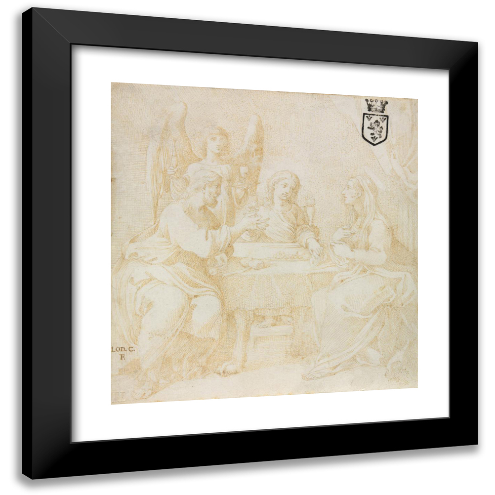 Ludovico Carracci 15x16 Black Modern Framed Museum Art Print Titled ...