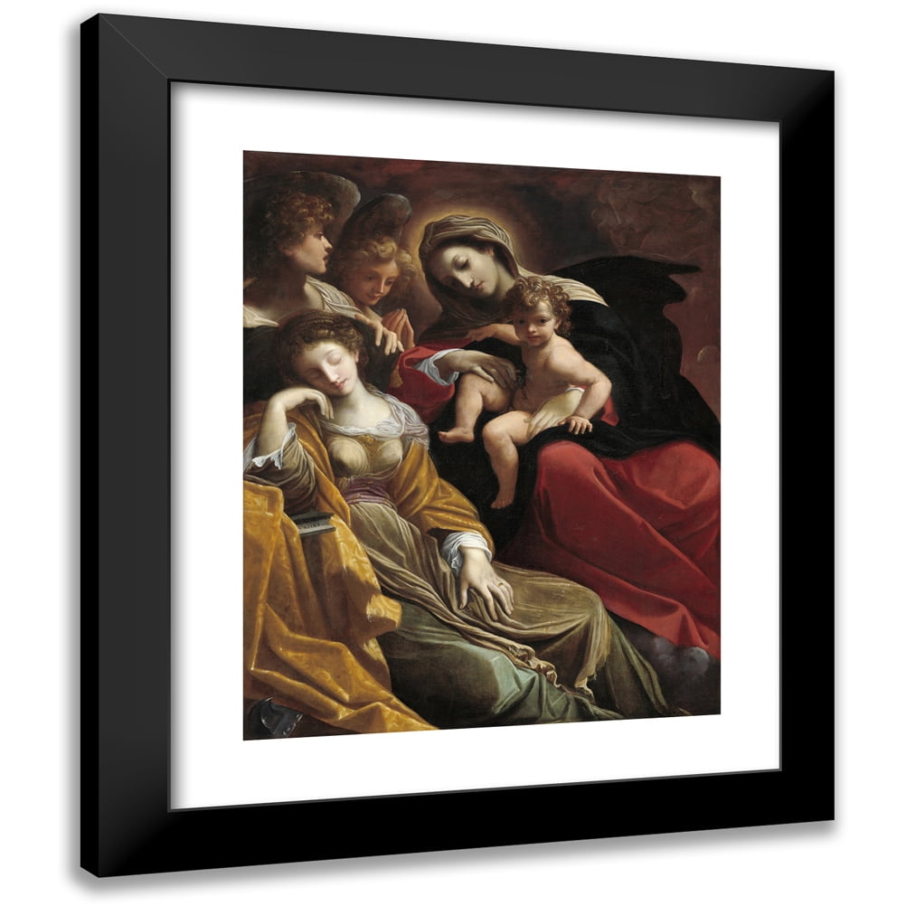 Ludovico Carracci 15x18 Black Modern Framed Museum Art Print Titled ...