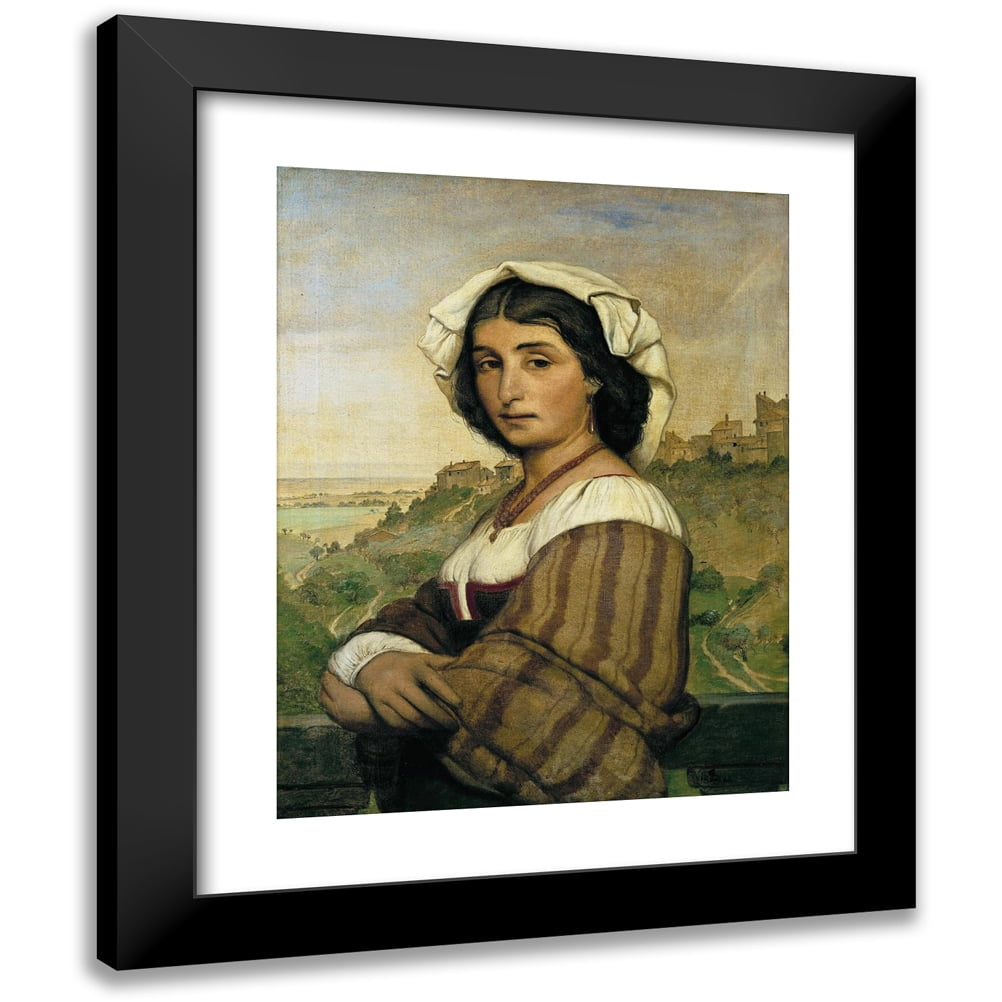 Ludvig Abelin Schou 15x18 Black Modern Framed Museum Art Print Titled ...