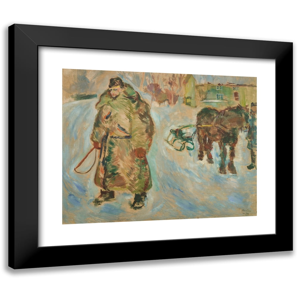 Ludvig Karsten 24x20 Black Modern Framed Museum Art Print Titled ...