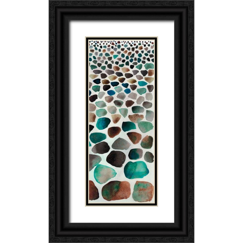 Ludwig, Alicia 10x18 Black Ornate Wood Framed with Double Matting ...