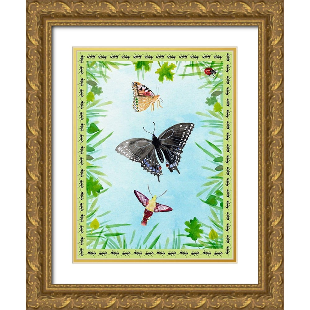 Ludwig, Alicia 12x14 Gold Ornate Wood Framed with Double Matting Museum ...