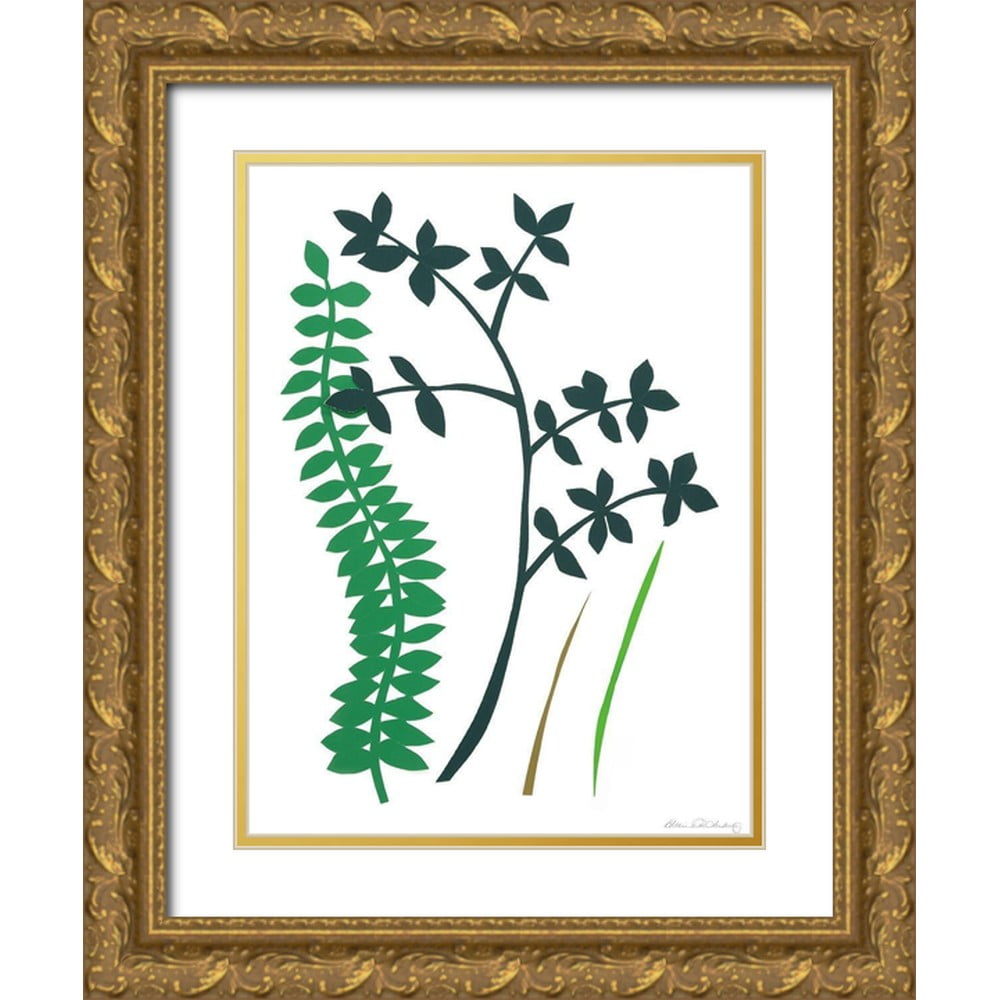 Ludwig, Alicia 12x14 Gold Ornate Wood Framed with Double Matting Museum ...