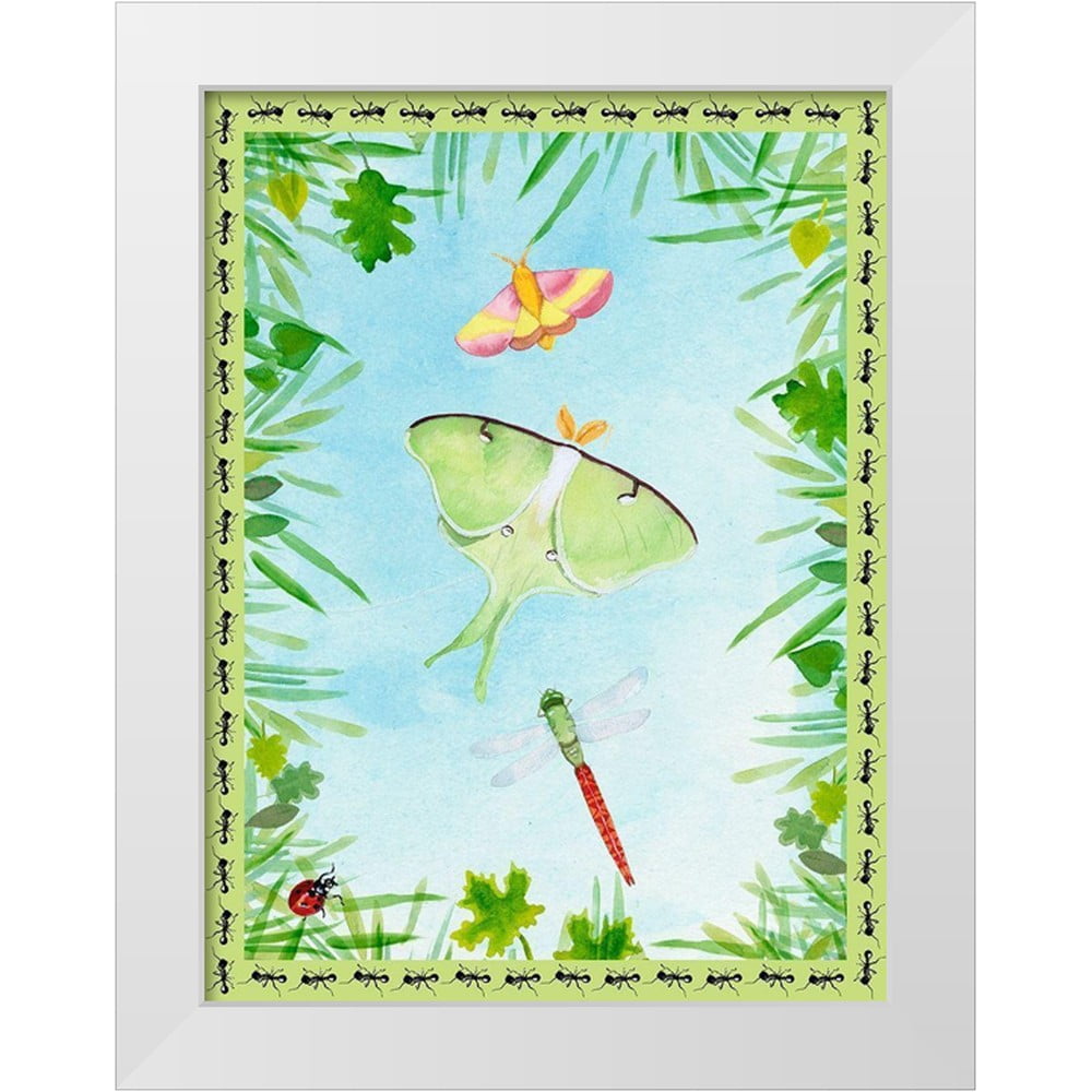 Ludwig, Alicia 12x14 White Modern Wood Framed Museum Art Print Titled ...