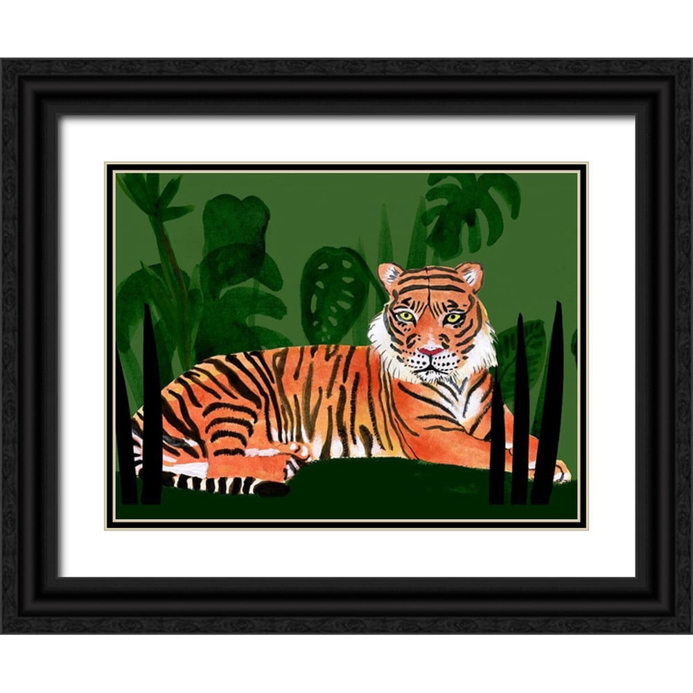 Ludwig, Alicia 14x12 Black Ornate Wood Framed with Double Matting ...