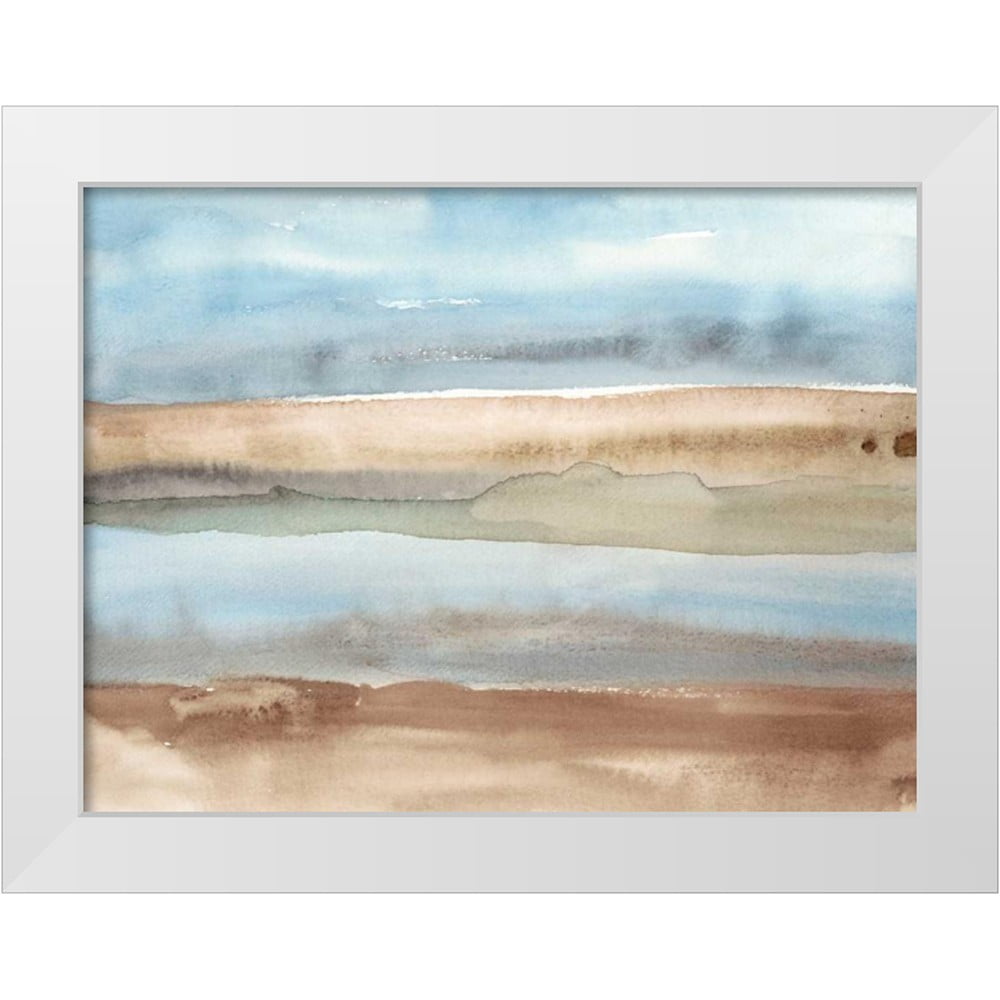 Ludwig, Alicia 14x12 White Modern Wood Framed Museum Art Print Titled - Plein Air Riverscape II ...