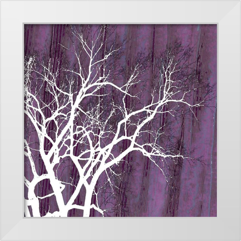 Ludwig, Alicia 15x15 White Modern Wood Framed Museum Art Print Titled - Small Aurora Silhouette ...