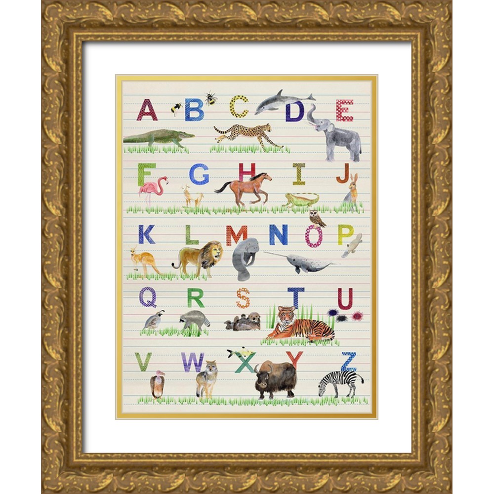 Ludwig, Alicia 15x18 Gold Ornate Wood Framed with Double Matting Museum ...
