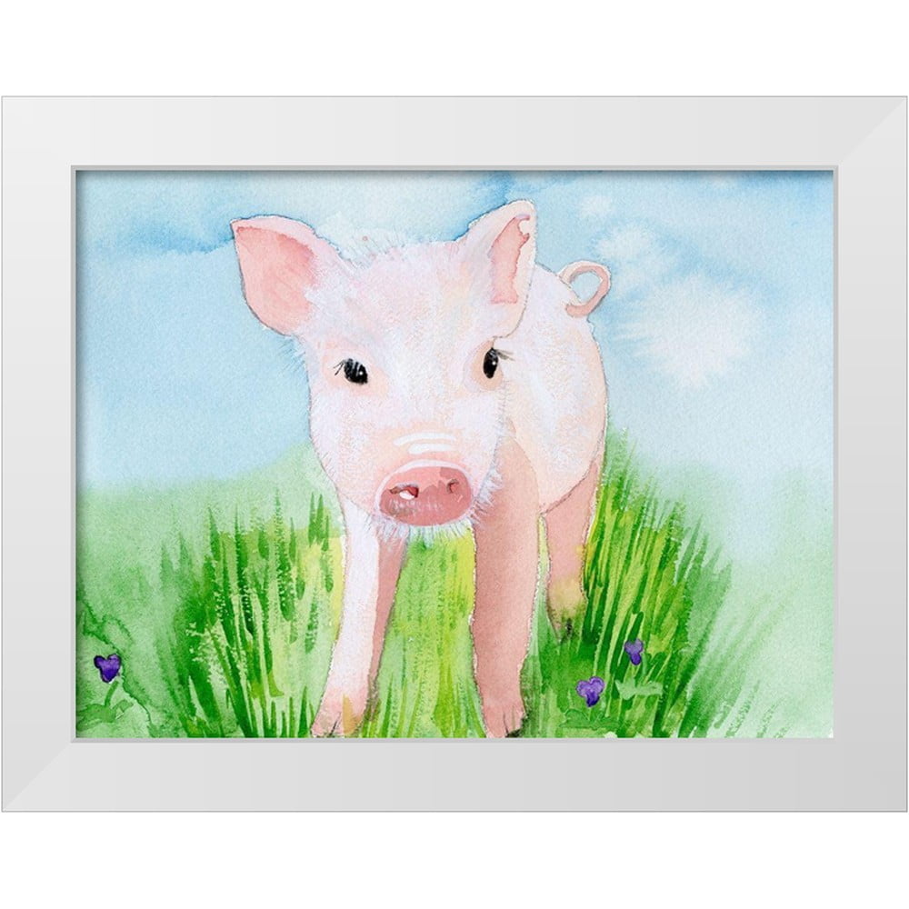 Ludwig, Alicia 24x19 White Modern Wood Framed Museum Art Print Titled ...