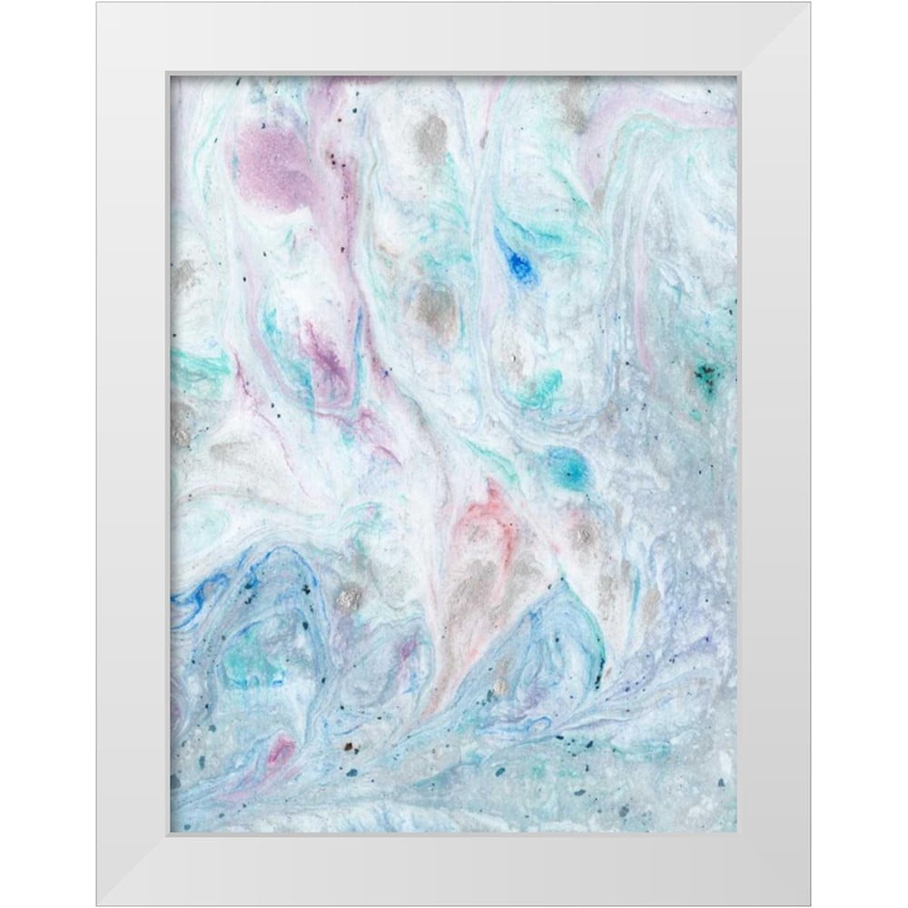 Ludwig, Alicia 25x32 White Modern Wood Framed Museum Art Print Titled - Marble II - Walmart.com