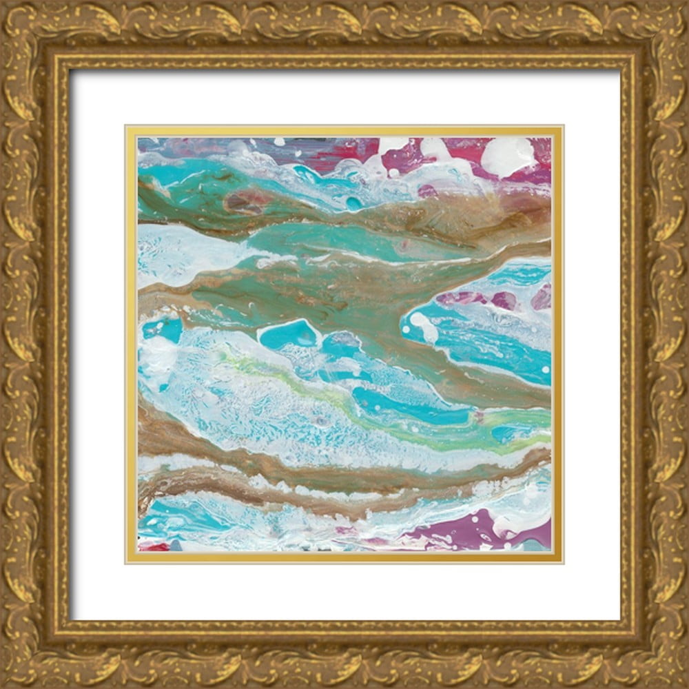 Ludwig, Alicia 26x26 Gold Ornate Wood Framed with Double Matting Museum ...