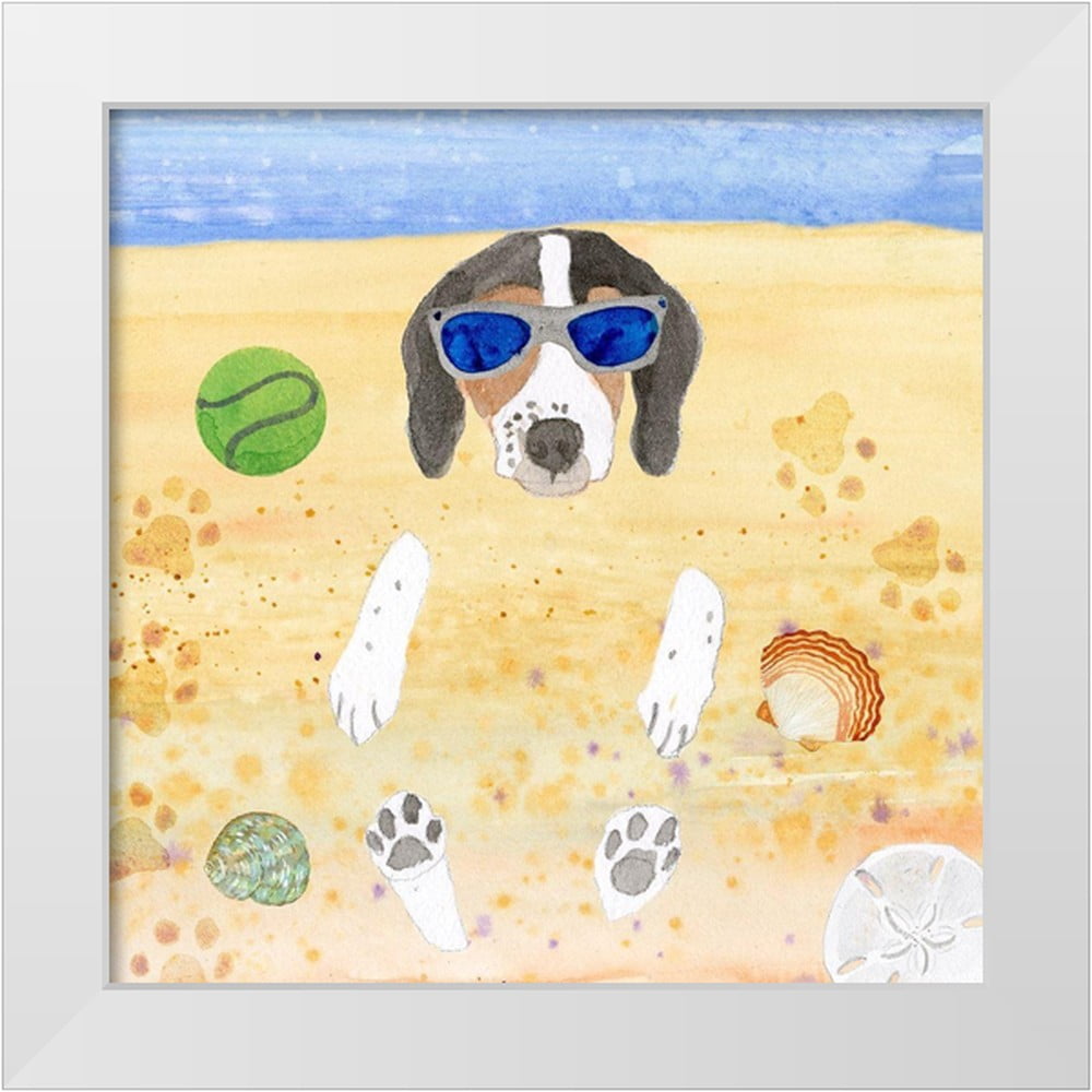 Ludwig, Alicia 26x26 White Modern Wood Framed Museum Art Print Titled ...