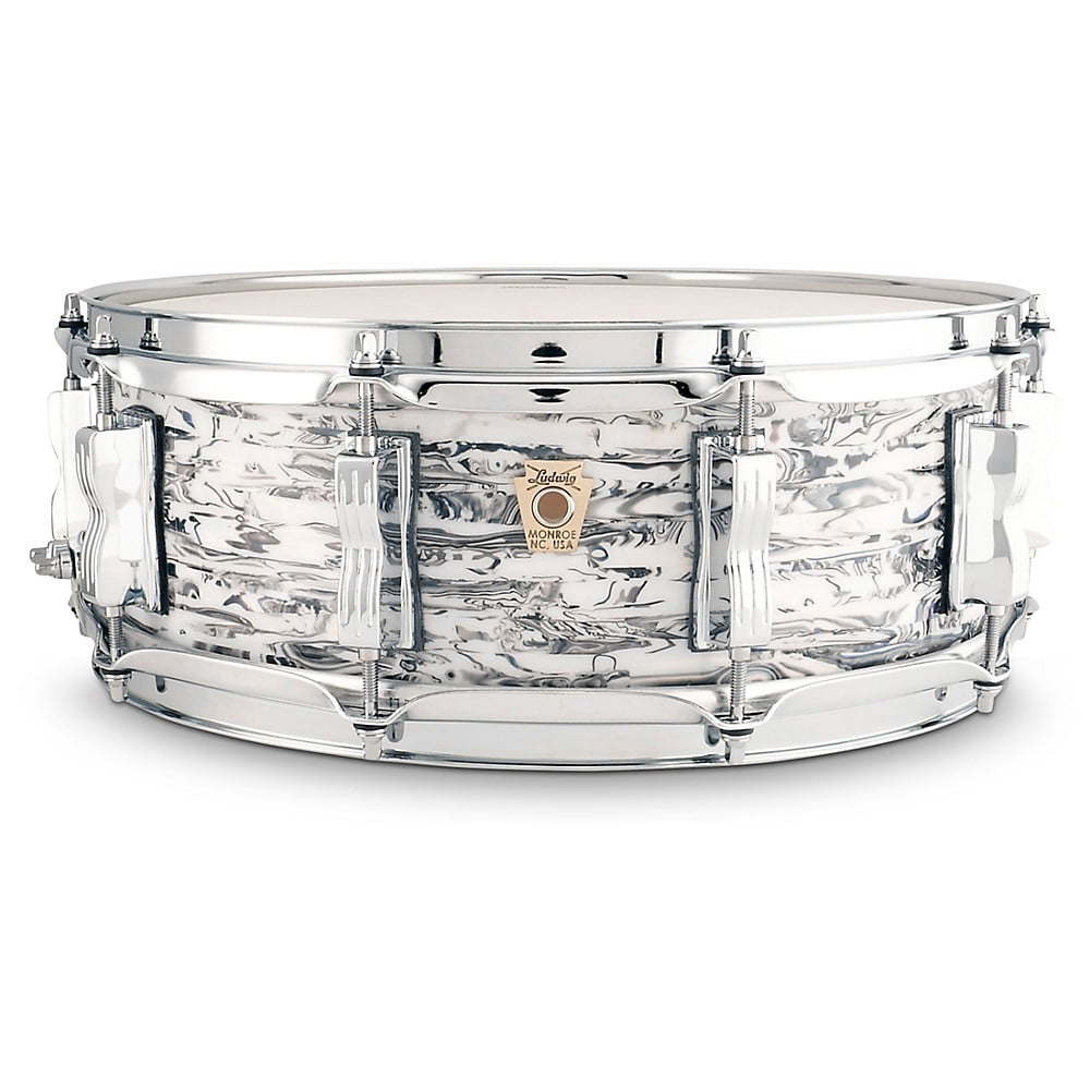 Ludwig Classic Maple Snare Drum - White Abalone 14 x 5 in. - Walmart.com