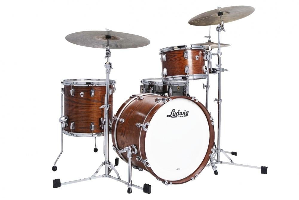Ludwig Classic Oak Downbeat 3-Piece Drum Shell Pack (Tennessee Whiskey ...