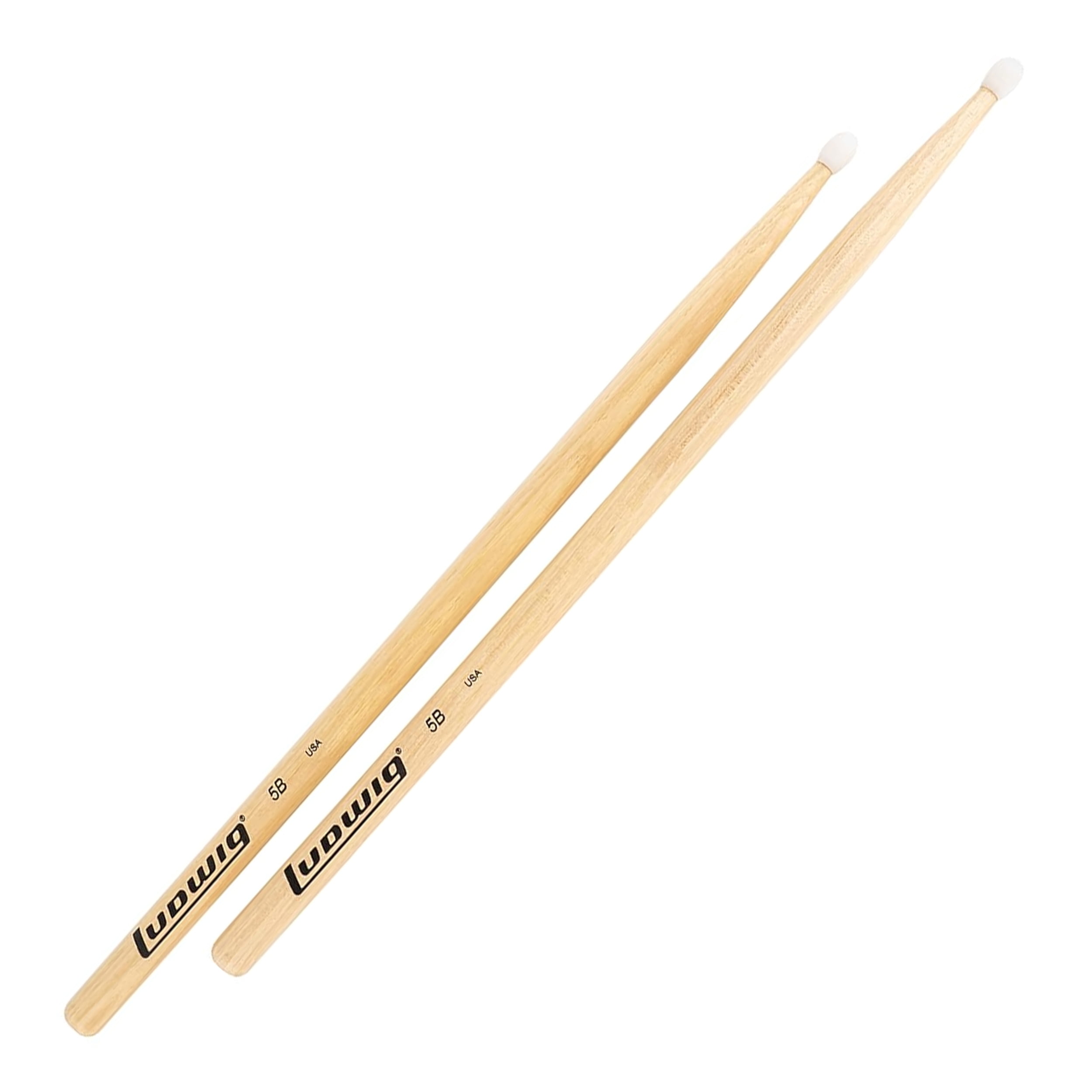 Ludwig Drum Sticks Hickory Nylon Tip 5B - Walmart.com
