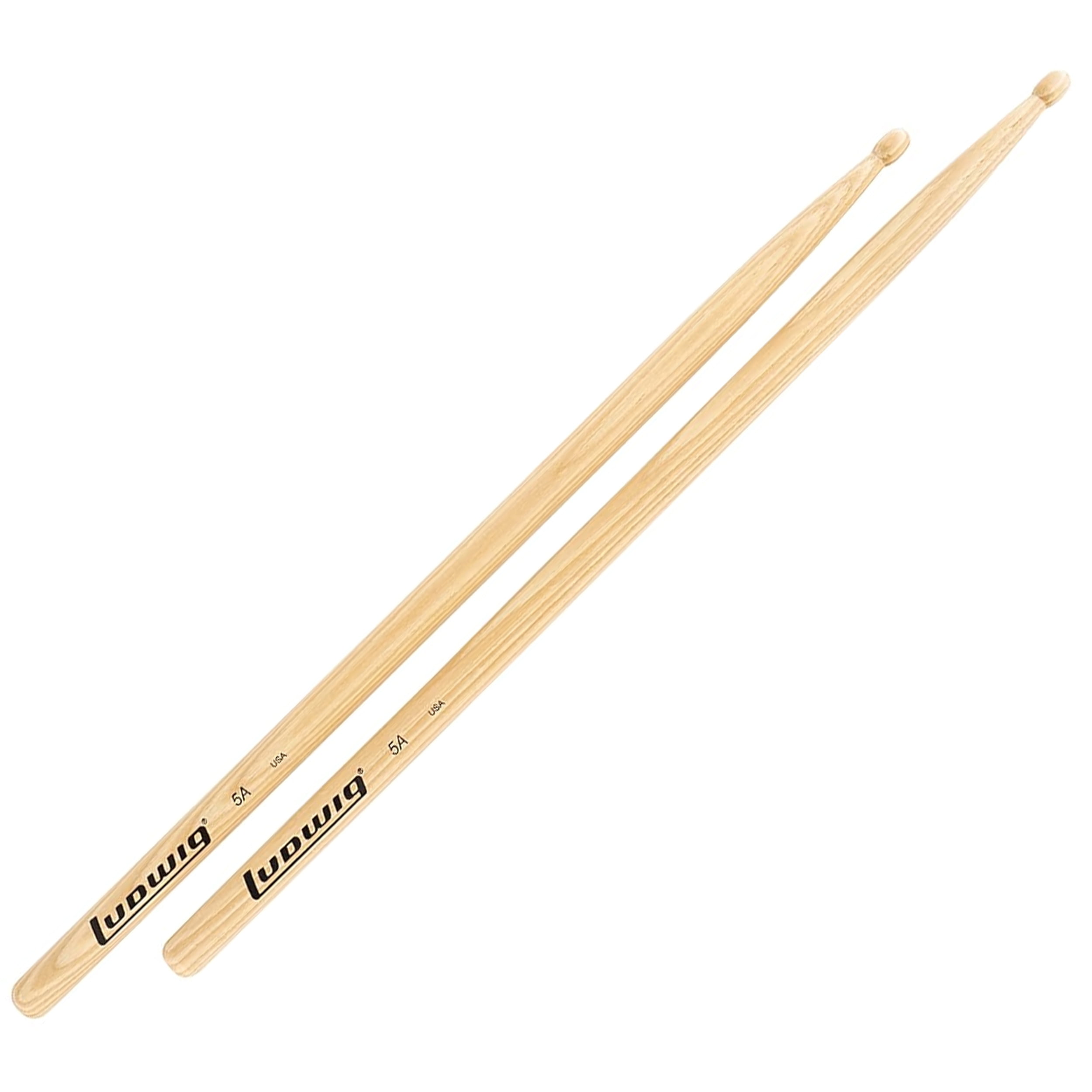 Ludwig Drum Sticks Hickory Wood Tip 5A - Walmart.com