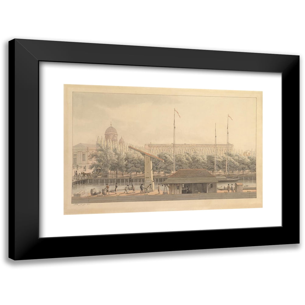 Ludwig Eduard Lütke 14x11 Black Modern Framed Museum Art Print Titled ...
