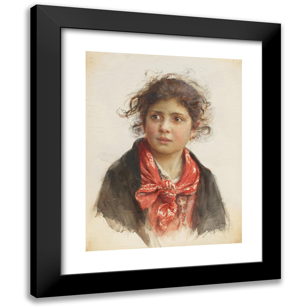 Ludwig Johann Passini 19x24 Black Modern Framed Museum Art Print Titled ...