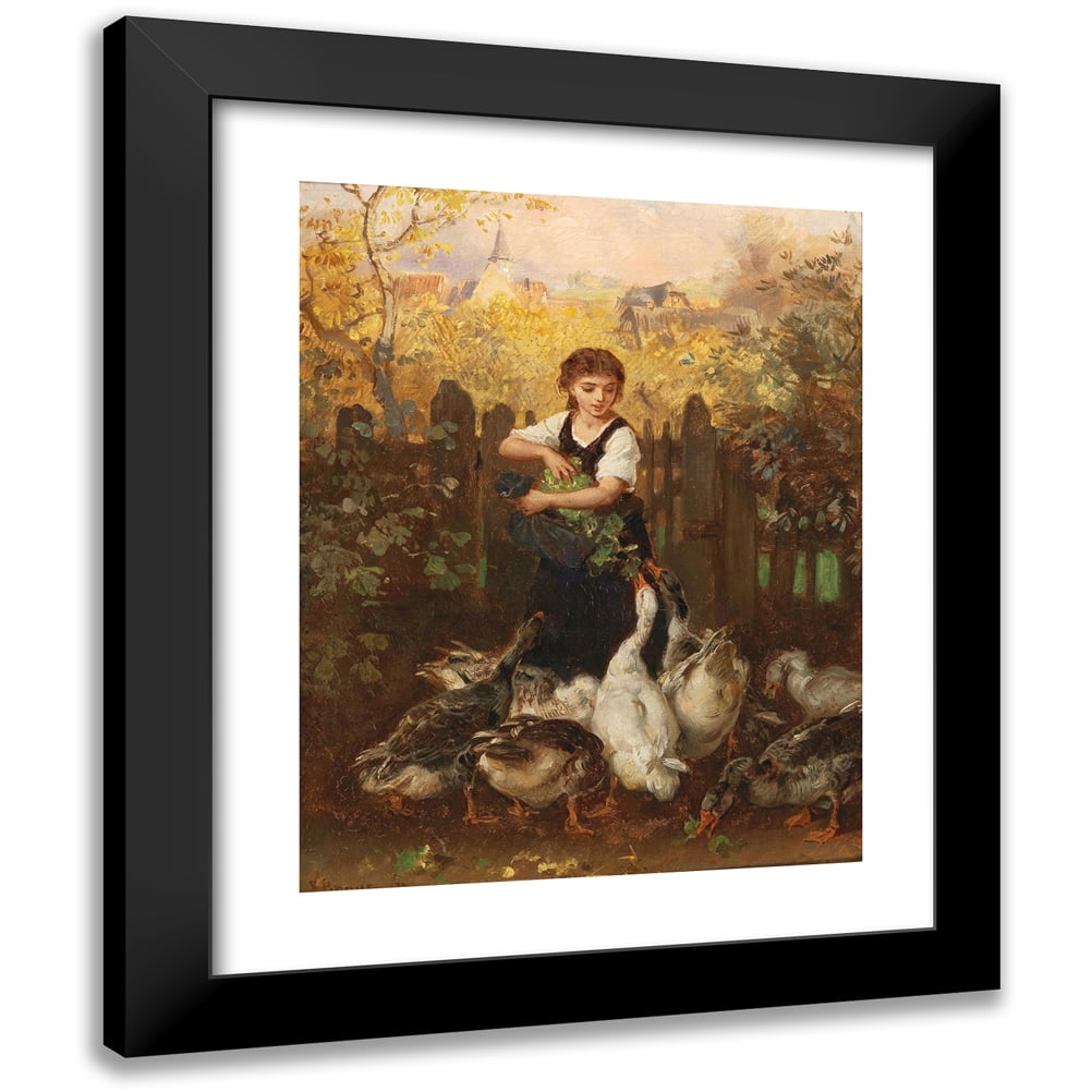 Ludwig Knaus 15x18 Black Modern Framed Museum Art Print Titled - Cake ...
