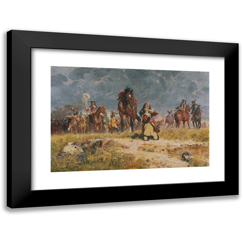 Ludwig Koch 18x13 Black Modern Framed Museum Art Print Titled - Prayer ...
