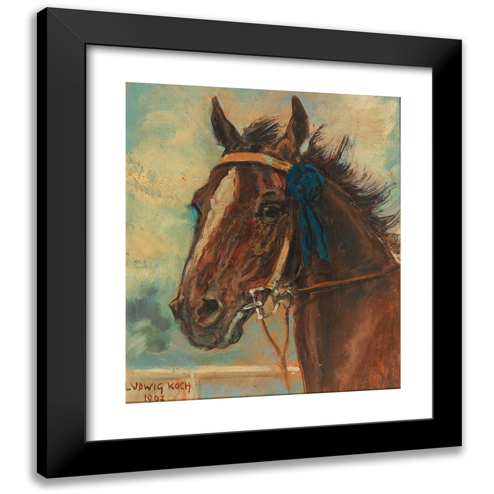 Ludwig Koch 20x23 Black Modern Framed Museum Art Print Titled - A ...