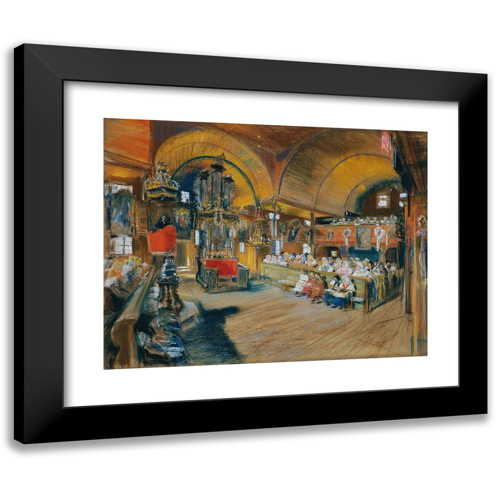 Ludwig Michalek 24x20 Black Modern Framed Museum Art Print Titled ...