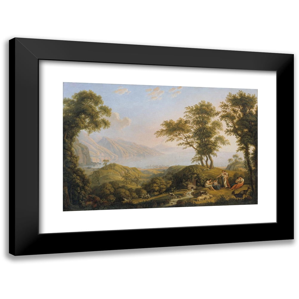 Ludwig Philipp Strack 24x17 Black Modern Framed Museum Art Print Titled ...