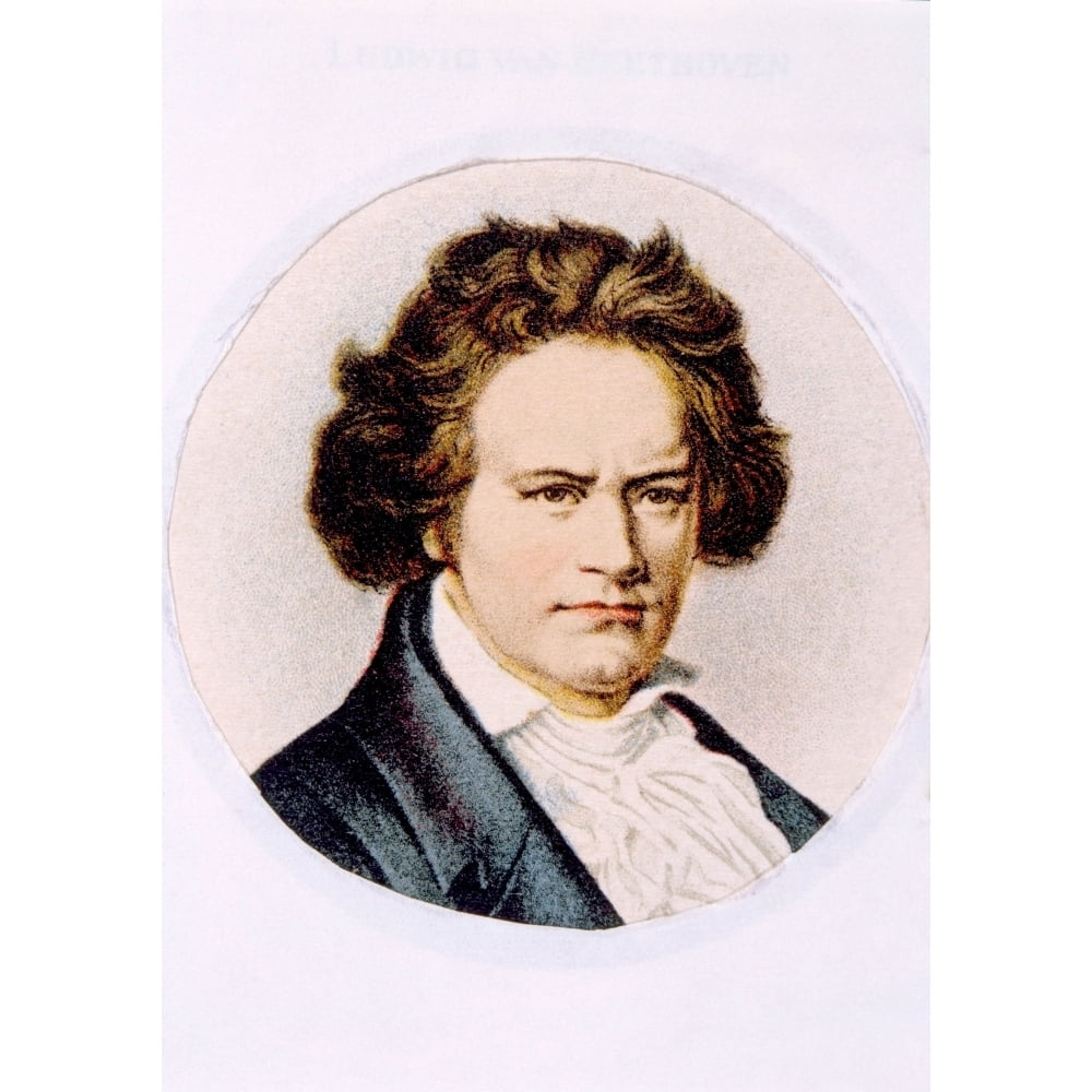 Ludwig Van Beethoven History Poster Print - Walmart.com