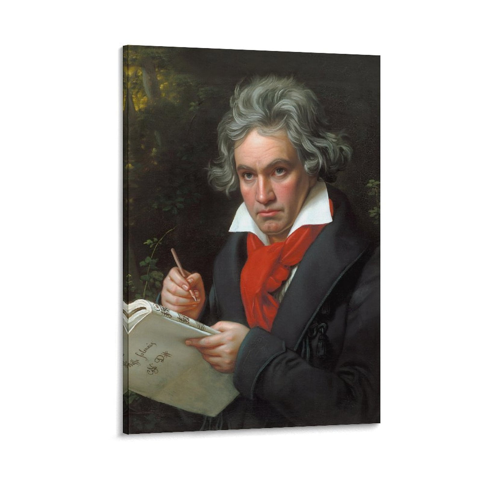 Ludwig Van Beethoven Poster Portray Picture Print Wall Art Poster ...