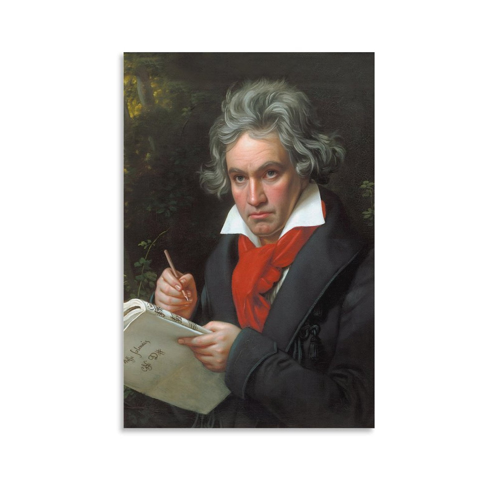 Ludwig Van Beethoven Poster Portray Wall Art Picture Painting Poster ...