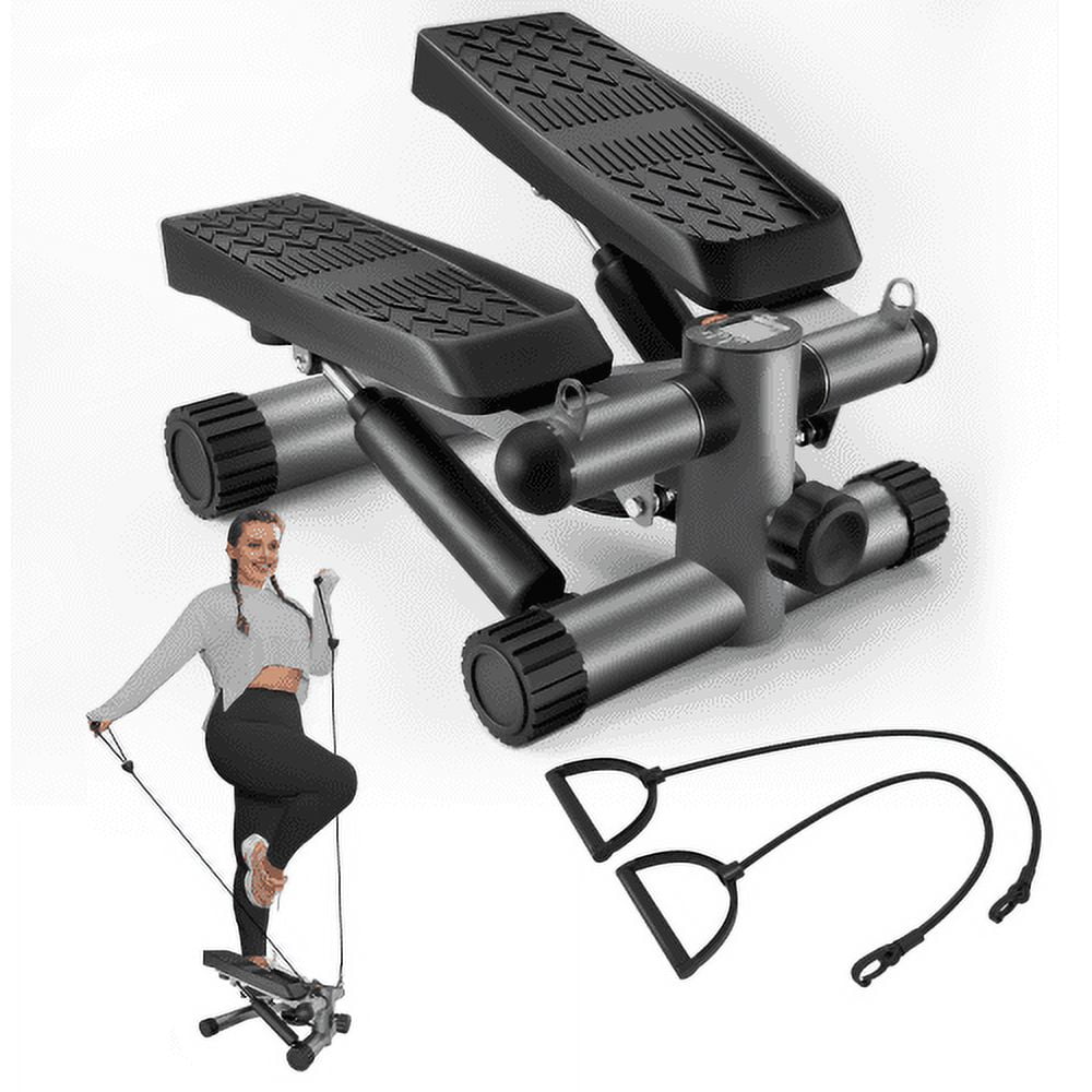 Leuco Stair Stepper for Exercise, Mini Steppers with Resistance Band ...