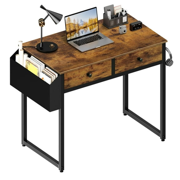 Computer Desk 47 Inch Home Office Desks for Small Spaces, Gaming ...