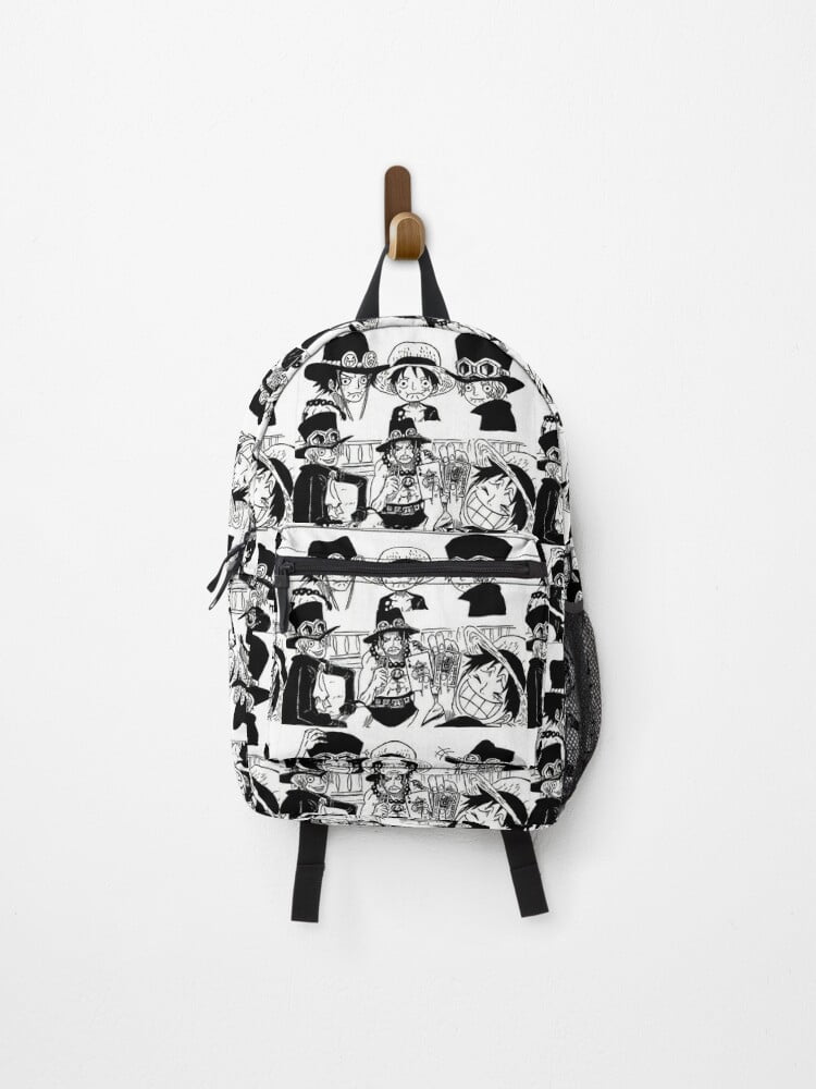 Luffy, Ace, Sabo Brothers - One Piece Manga Panel collage Backpack ...