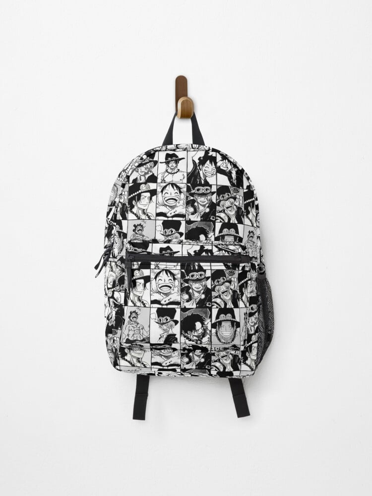 Luffy, Ace, Sabo - One Piece Manga Panel collage Backpack - Walmart.com