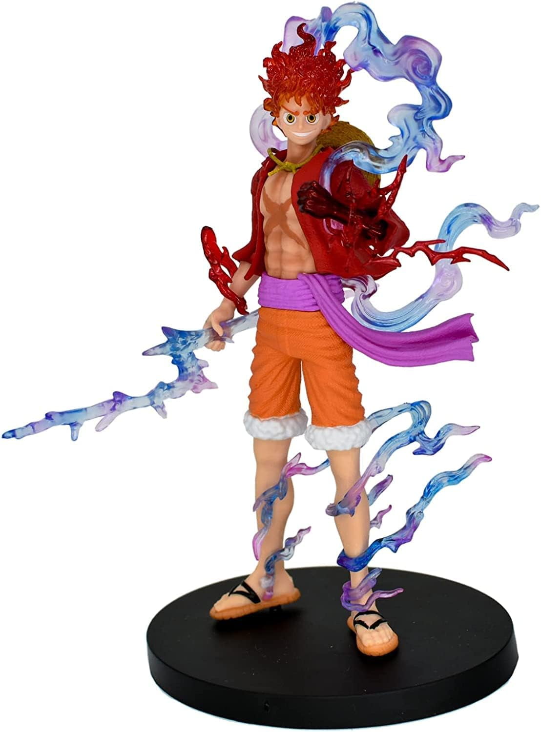Luffy Action Figure Gear 5, Anime Luffy Figure 11.8inch Character Model ...