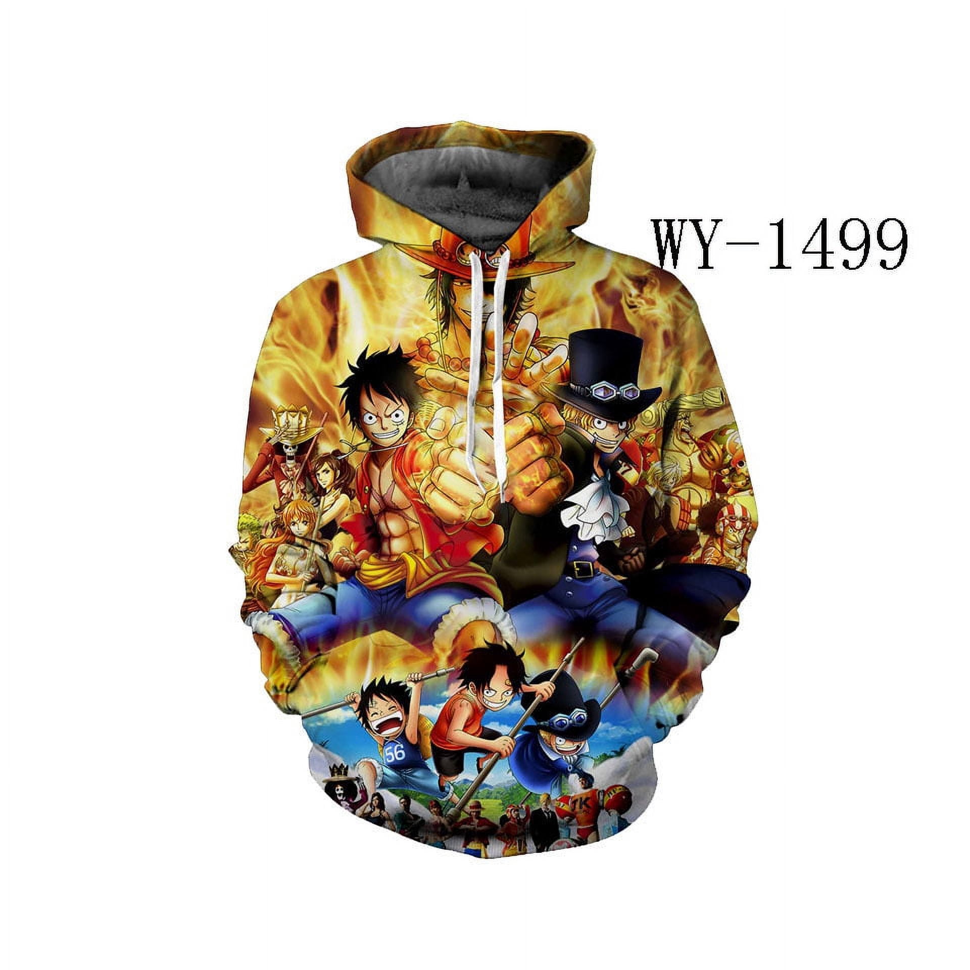 Luffy Fashion Themed Hoodie, Anime MHA Cosplay Costume, Loose Fit for ...